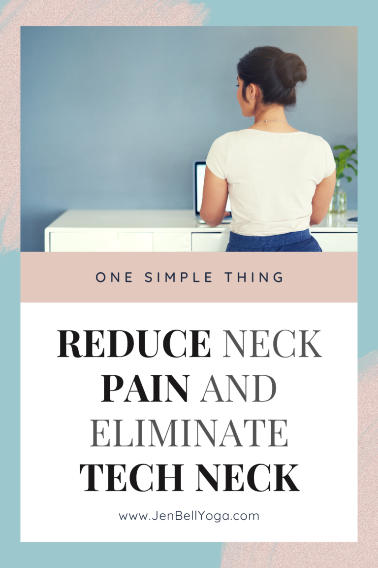 Reduce your Neck Pain and Eliminate Tech Neck with this 1 Simple Thing
